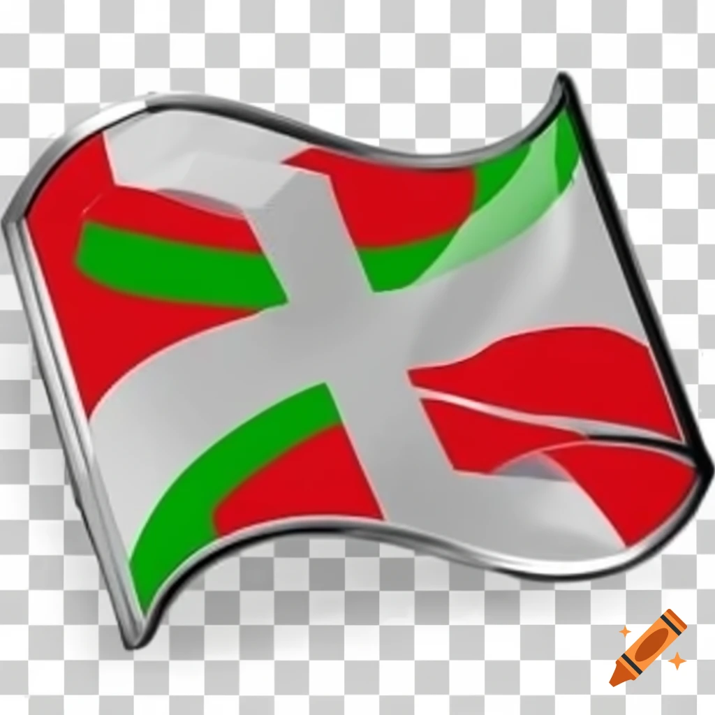 Basque flag image optimized for whatsapp on Craiyon