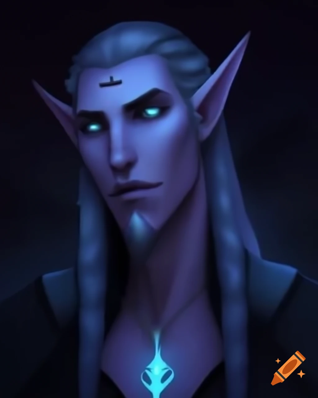 Night Elf Mage Galadras Moonwhisper from World of Warcraft Universe on ...