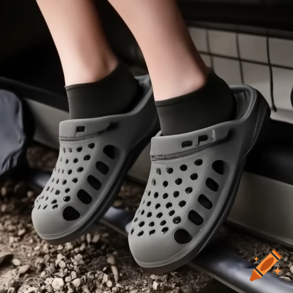 Packable and foldable silicone travel slippers for adventures on Craiyon