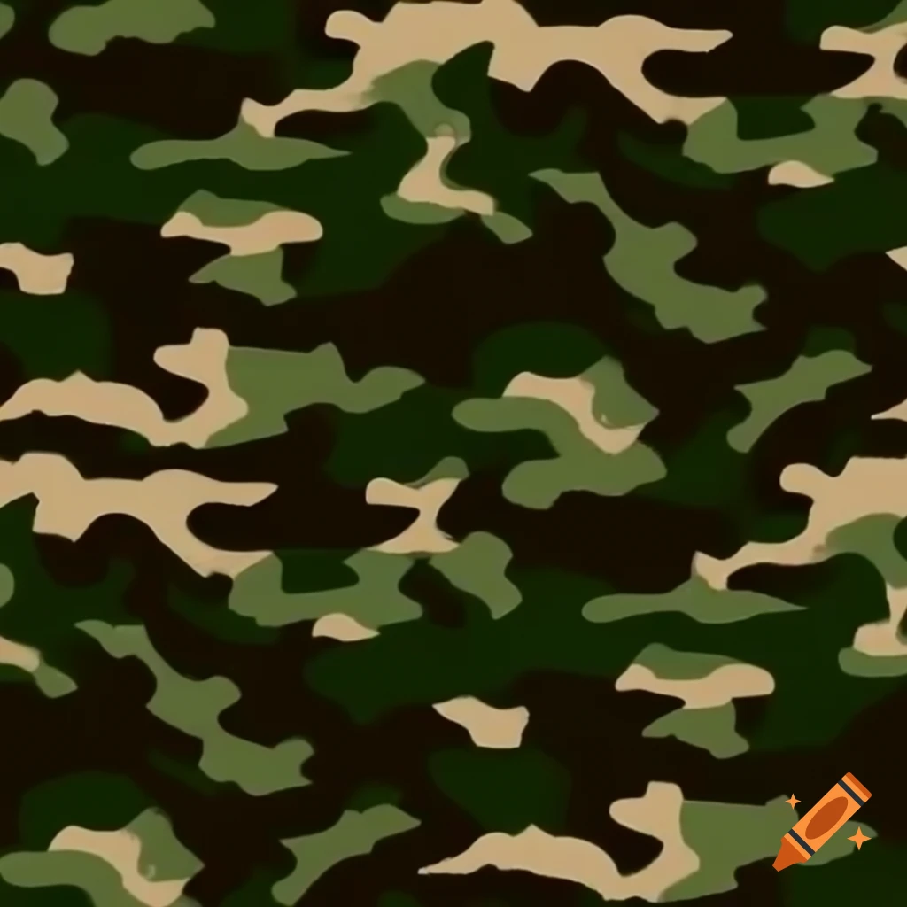 Camo pattern design on Craiyon