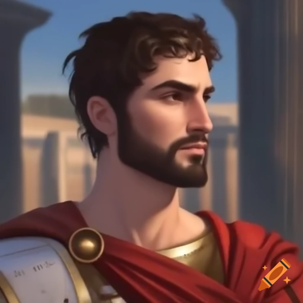 Ambiguous description of roman side view on Craiyon