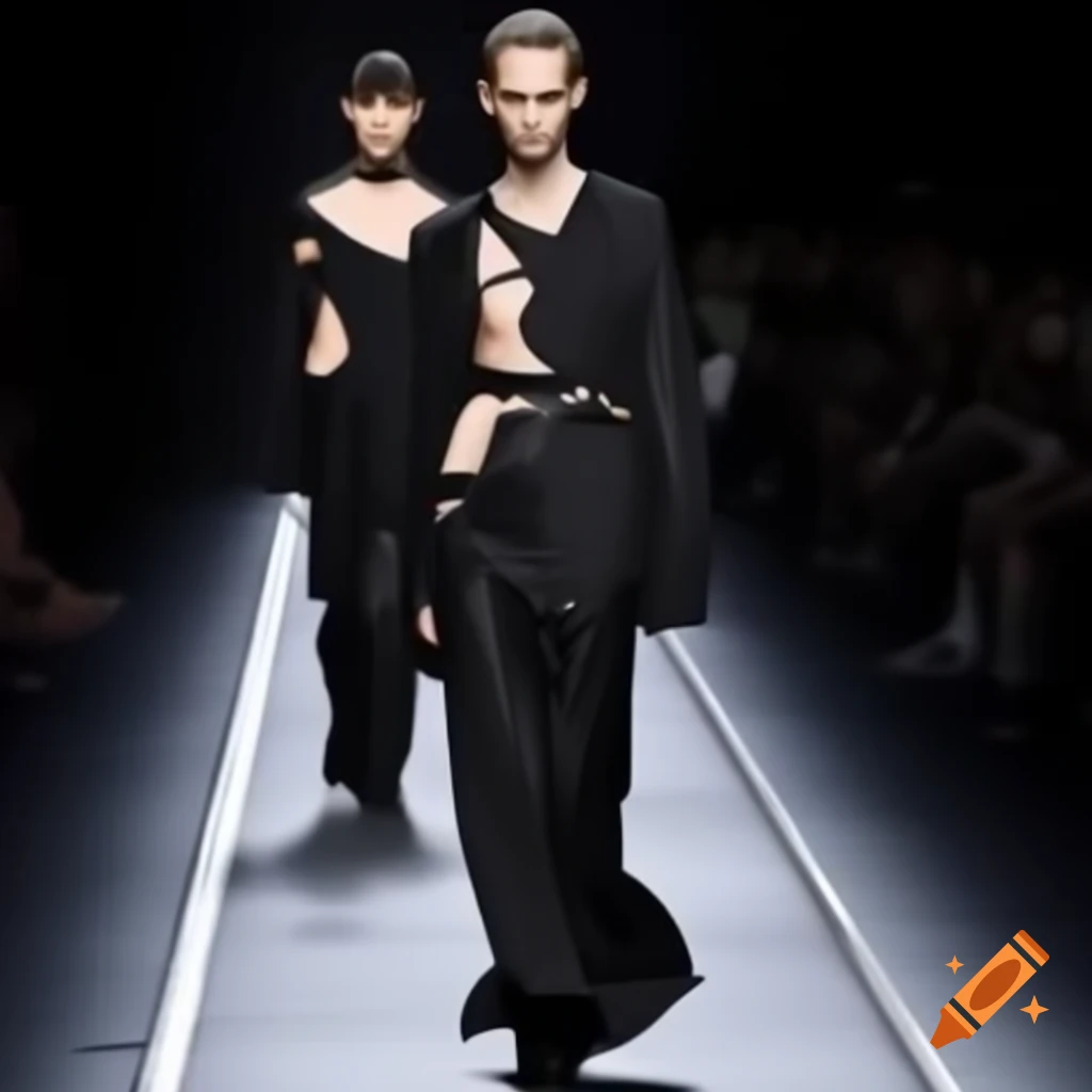 Ultra-modern high-fashion spring collection portfolio with bold and ...