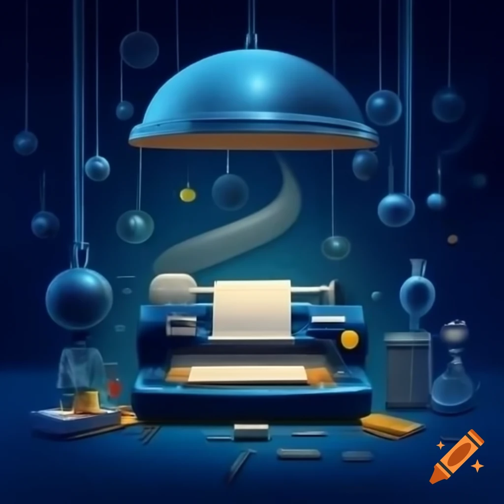 Detailed illustration of Turing machine with infinite tape and symbols ...