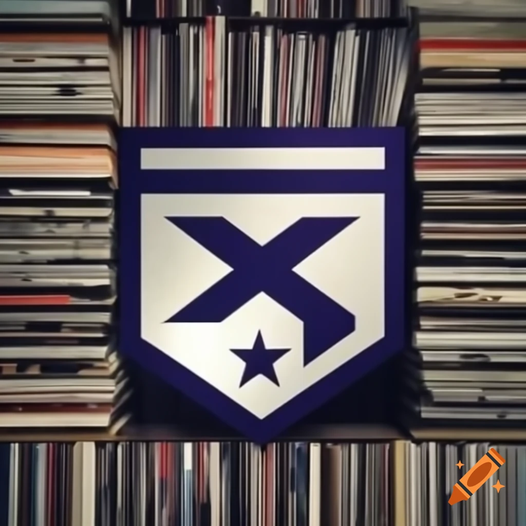 90's boy band logo design for x-force, inspired by album covers on Craiyon