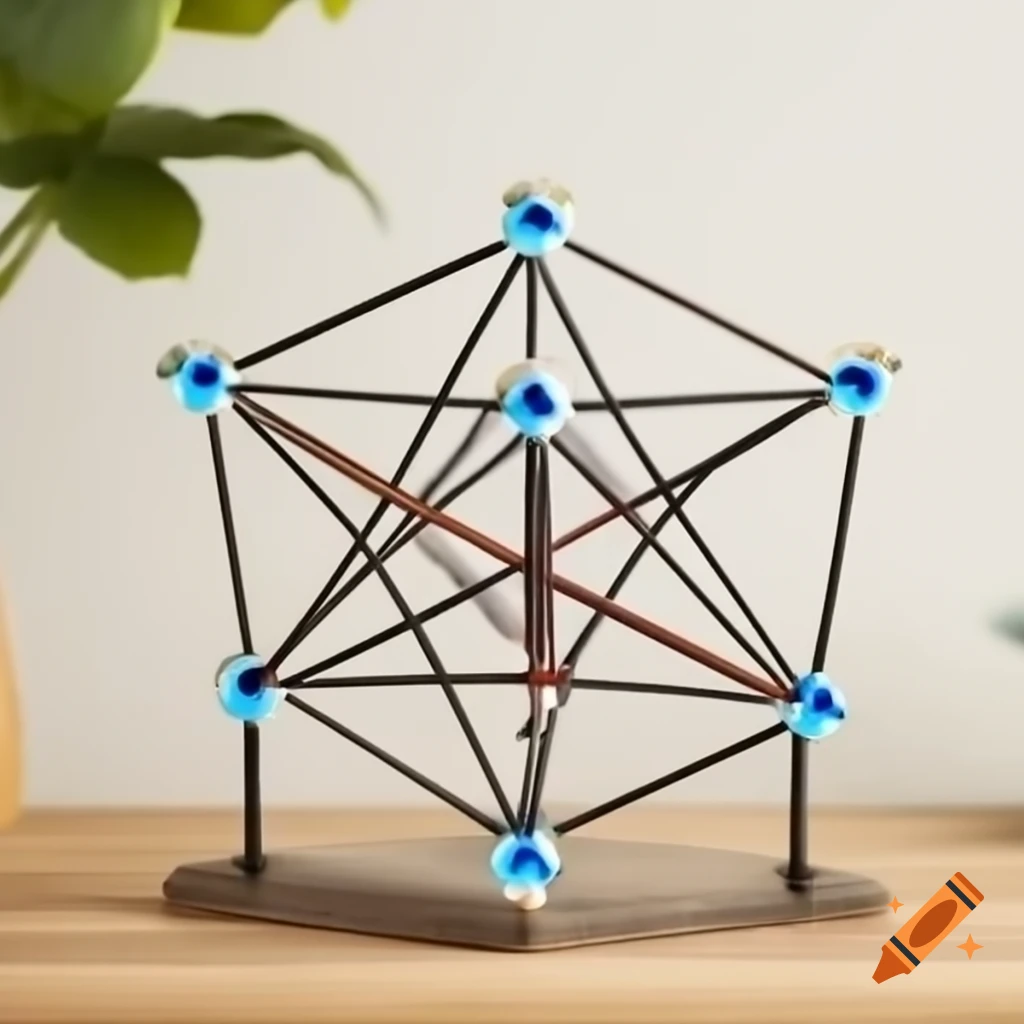 Decorative design featuring physics concepts on Craiyon