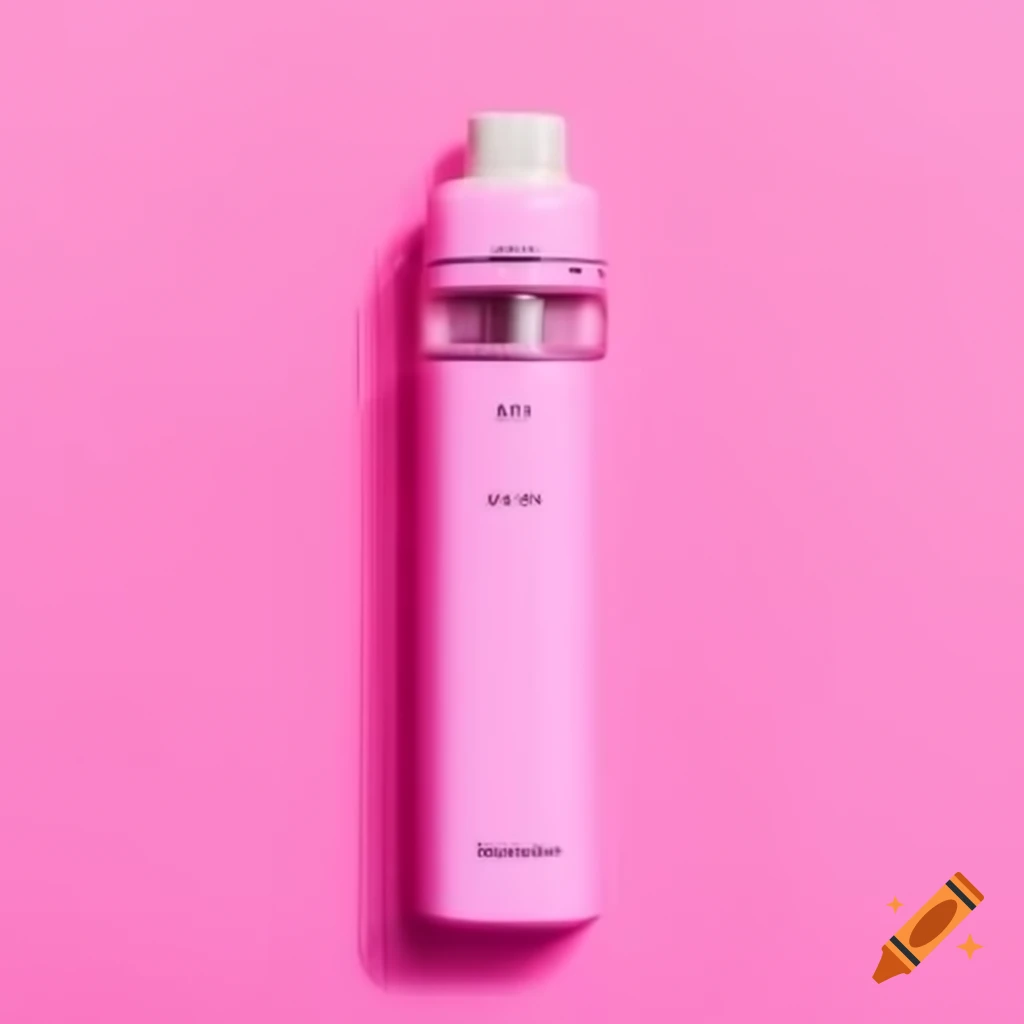 Pink vape device on Craiyon