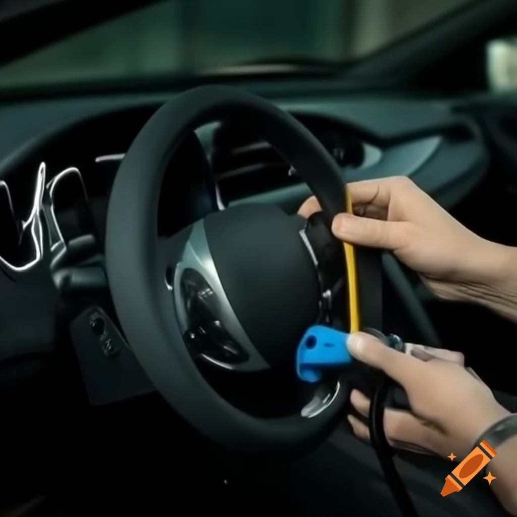 Maintenance of car steering system on Craiyon