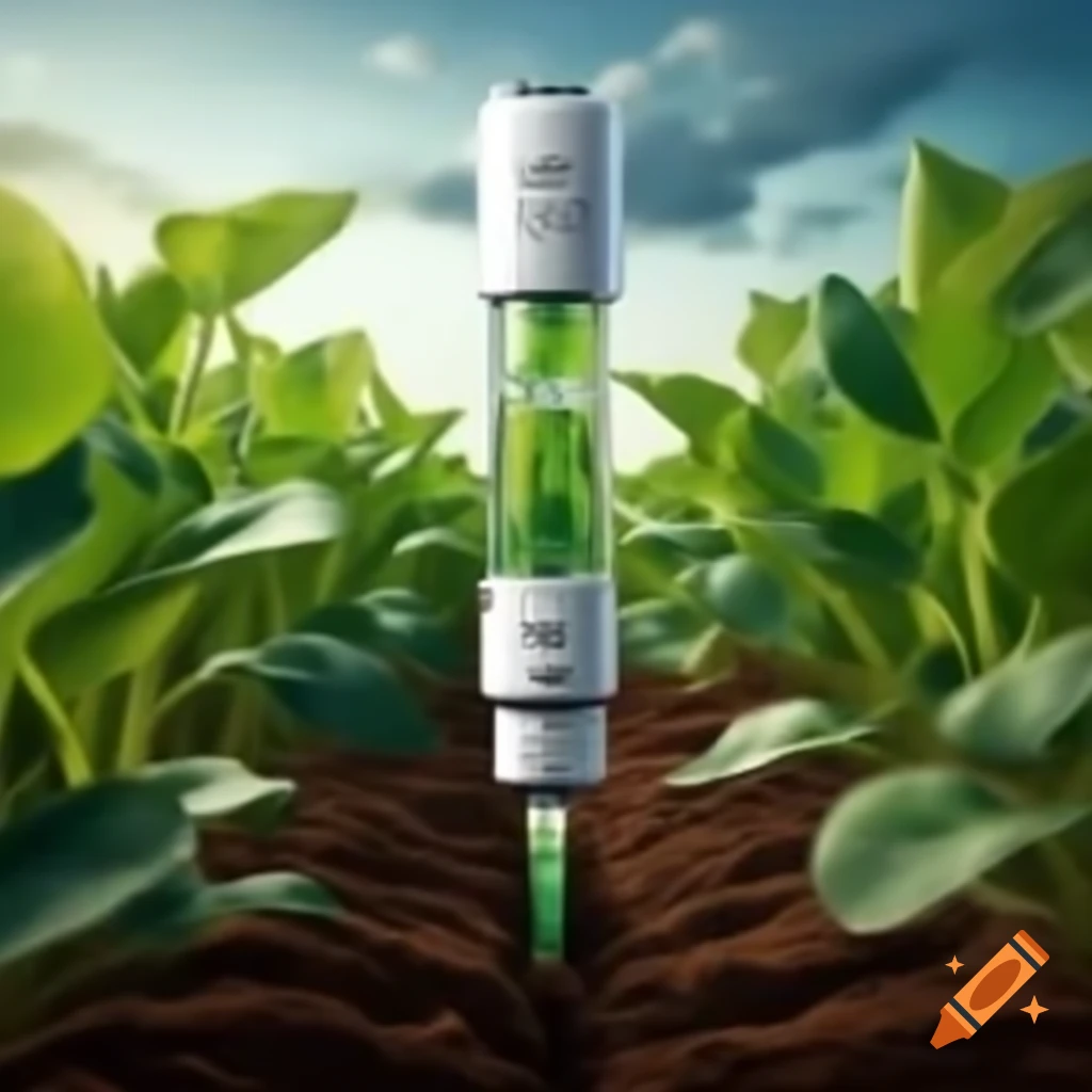 IoT sensors and AI technology for farm data collection on Craiyon