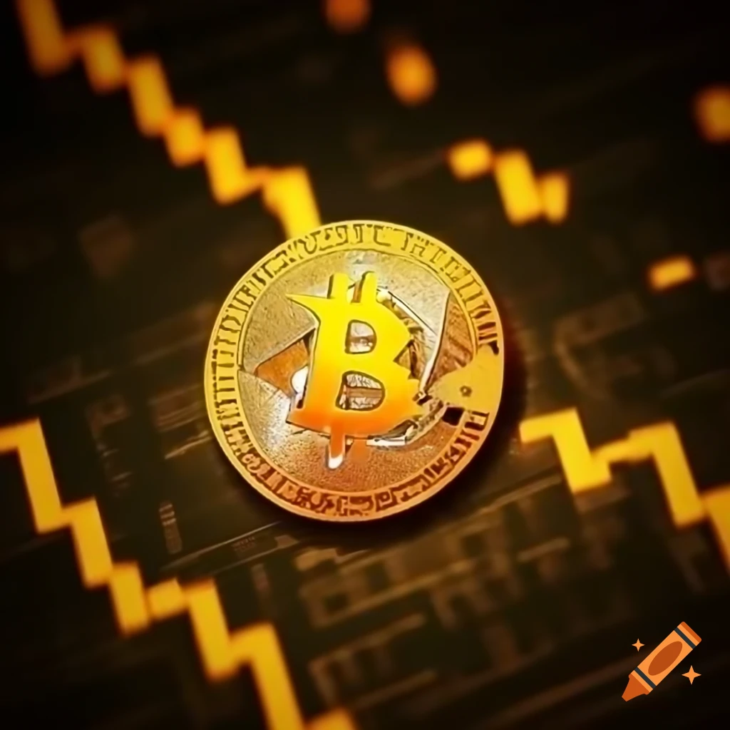 Crypto-themed design featuring the inscription Crypto-Student on Craiyon