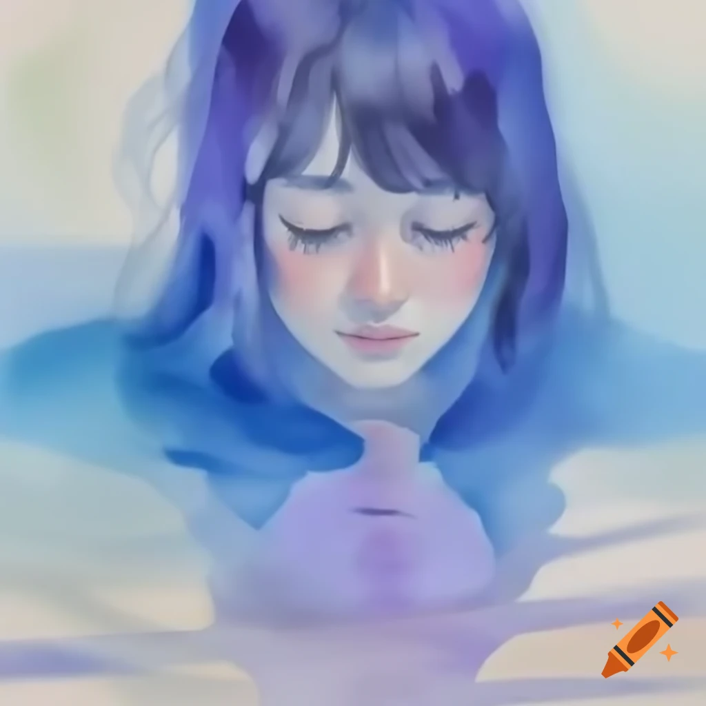 Conceptual representation of reflection on identity on Craiyon