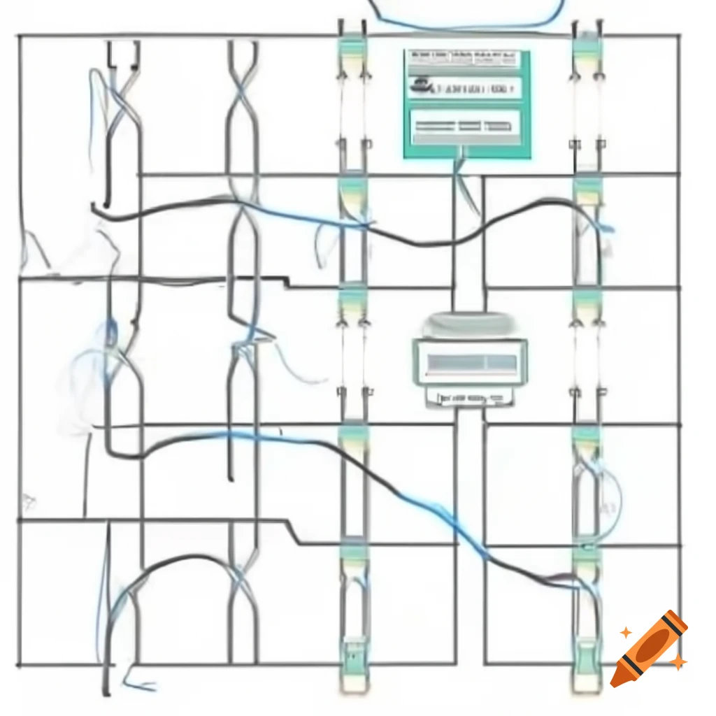 Technical illustration of PV modules connections and arrangements on ...
