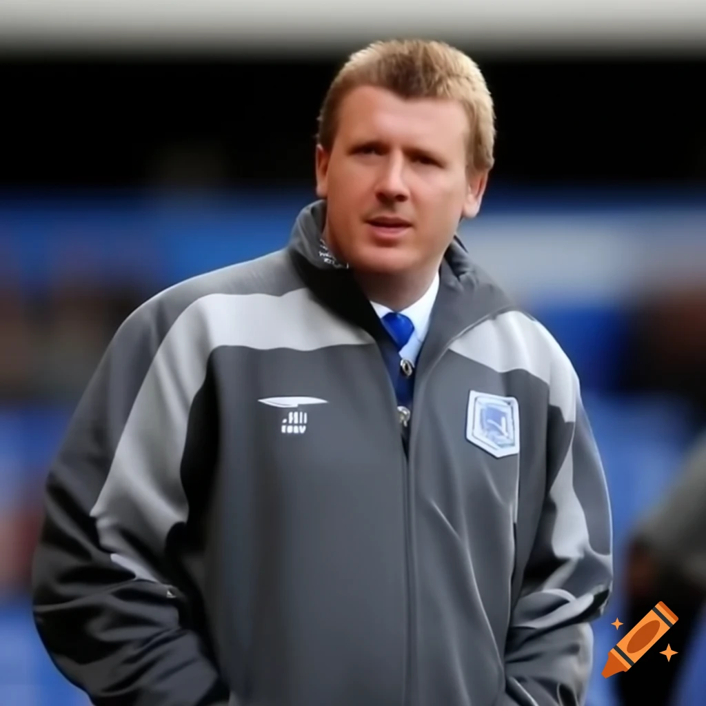 35-year-old Queens Park Rangers football manager on touchline during a ...