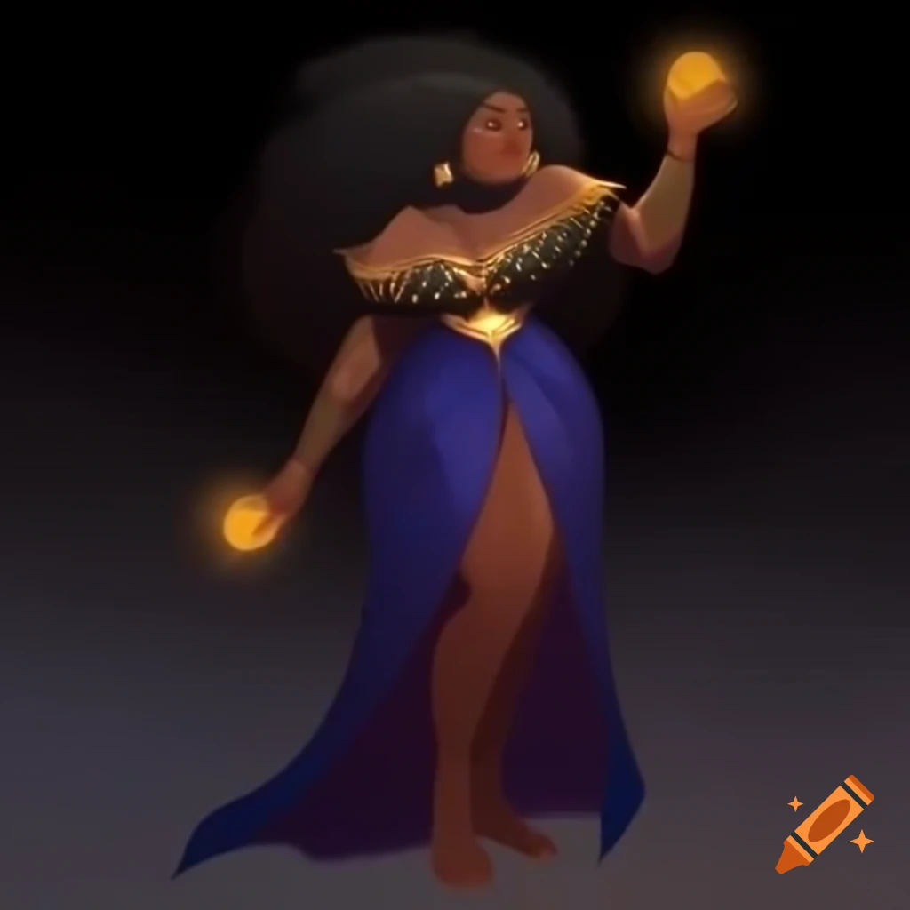 Character description of princess amara with glowing skin and dark hair ...