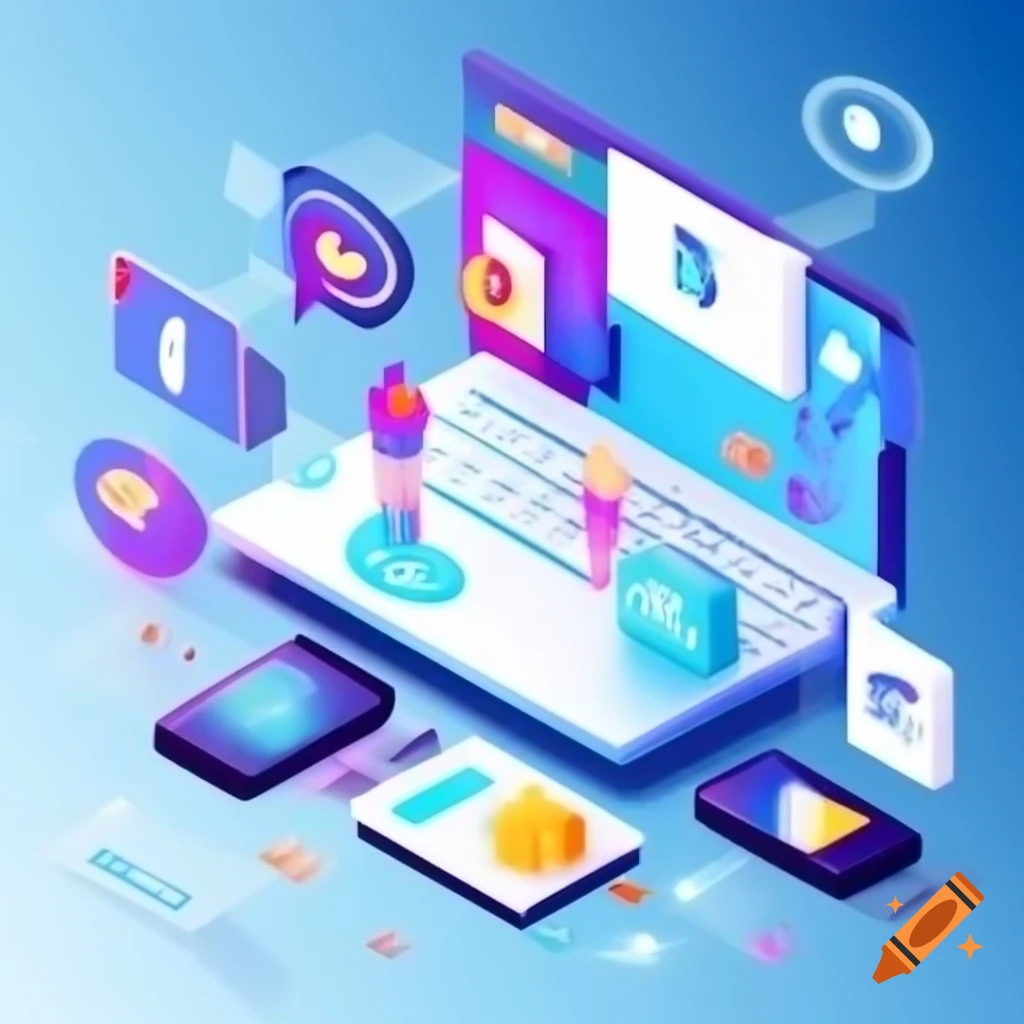 Dynamic infographic showcasing social media campaign analytics with ...