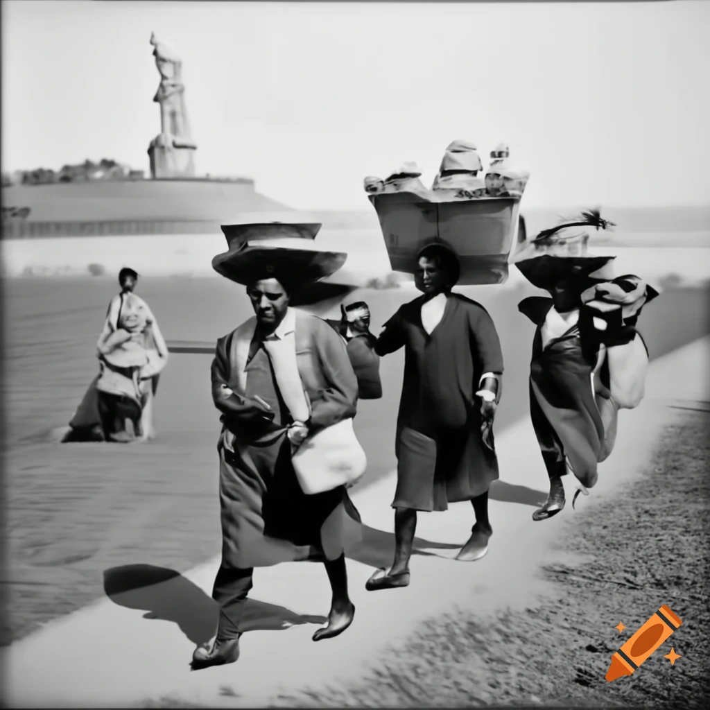 Immigrants at ellis island in the late 1800s with cultural traditions ...