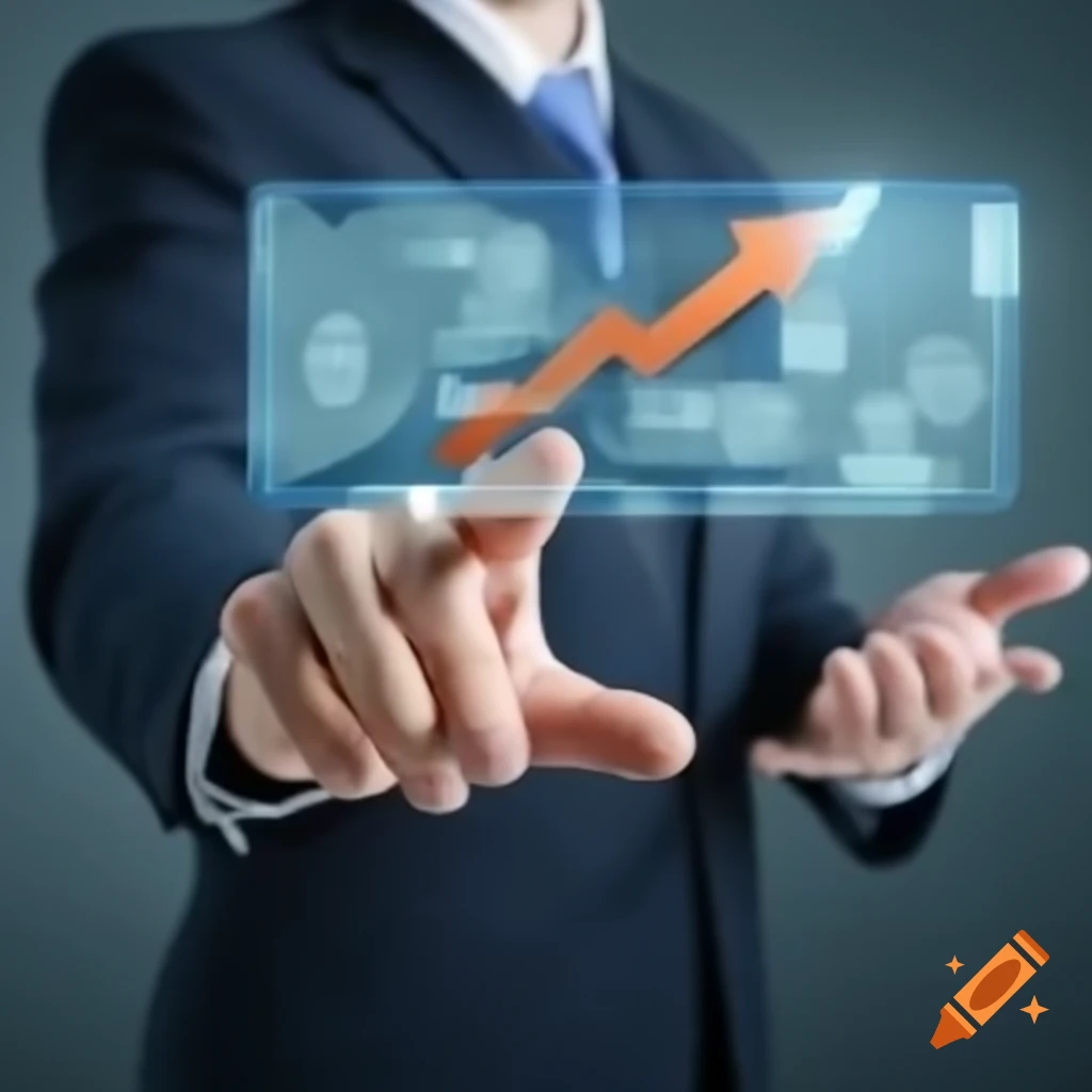 Financial results graph showing sales, expenses, and income over the ...