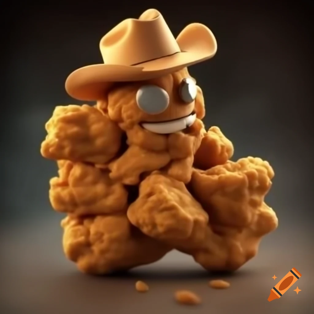 Stylish cowboy character with sunglasses and a dynamic pose on Craiyon