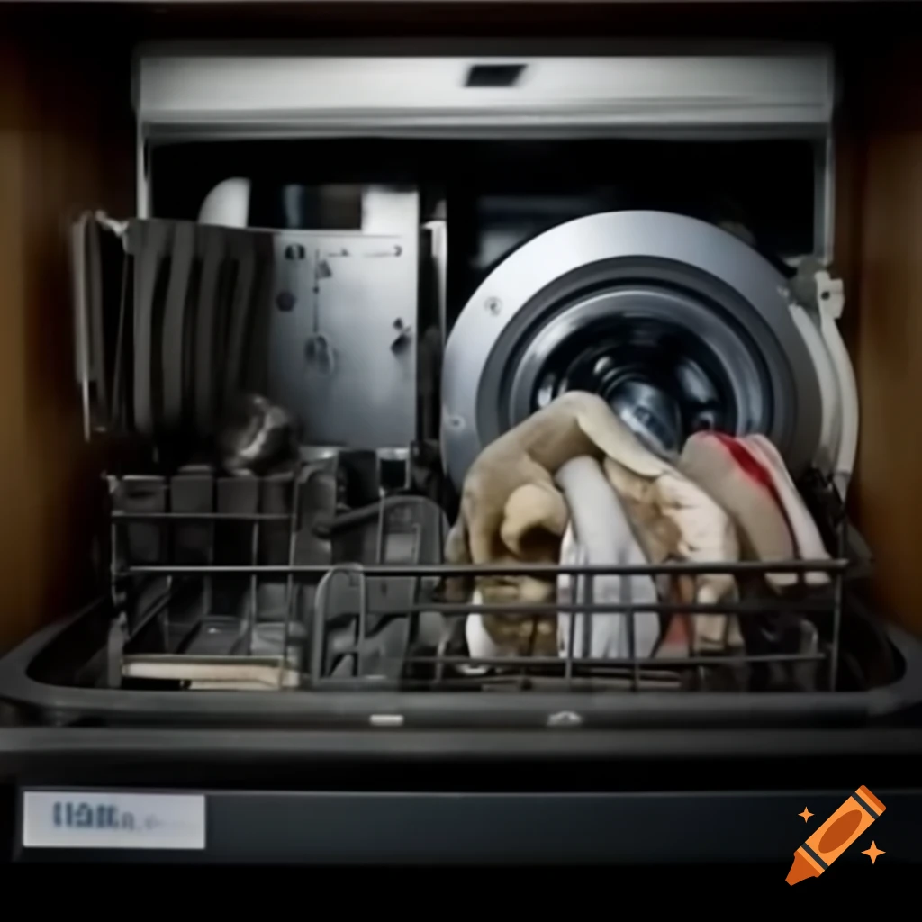 Close-up comparison of authentic and fake washing machine and ...