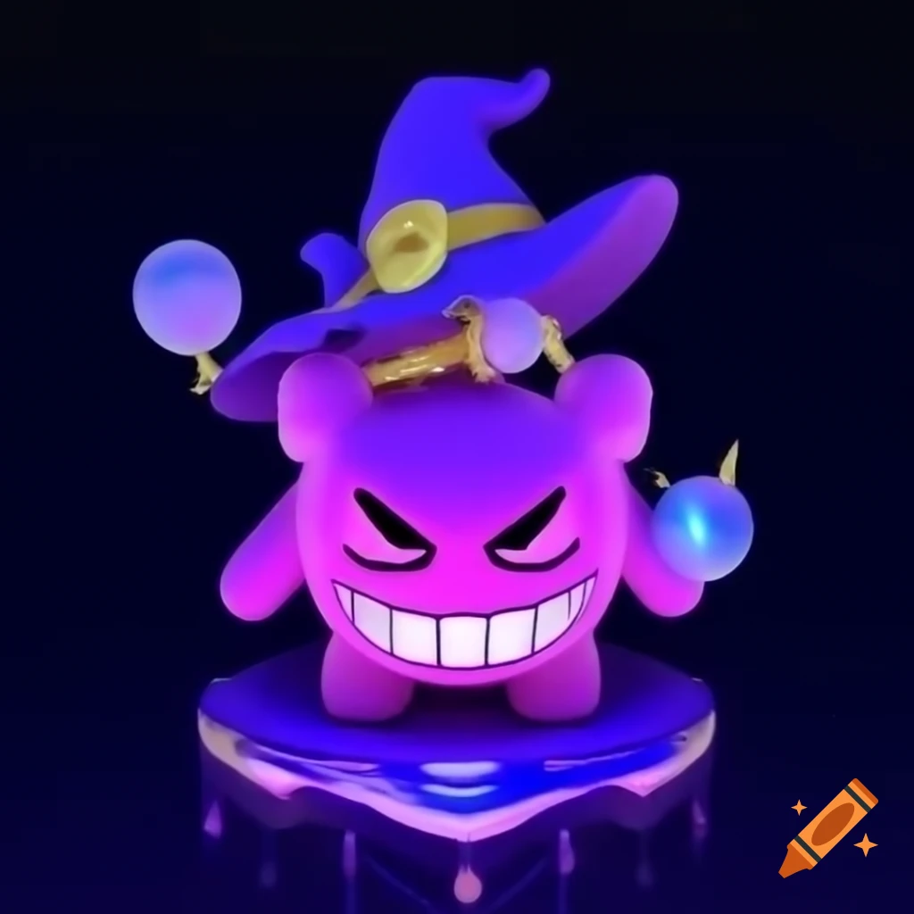 Logo design for 'The Card Wiz' featuring Kaws companion with wizard hat ...