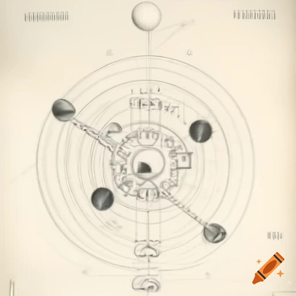 Diagram of solar system illustrating kepler's law of planetary motion ...