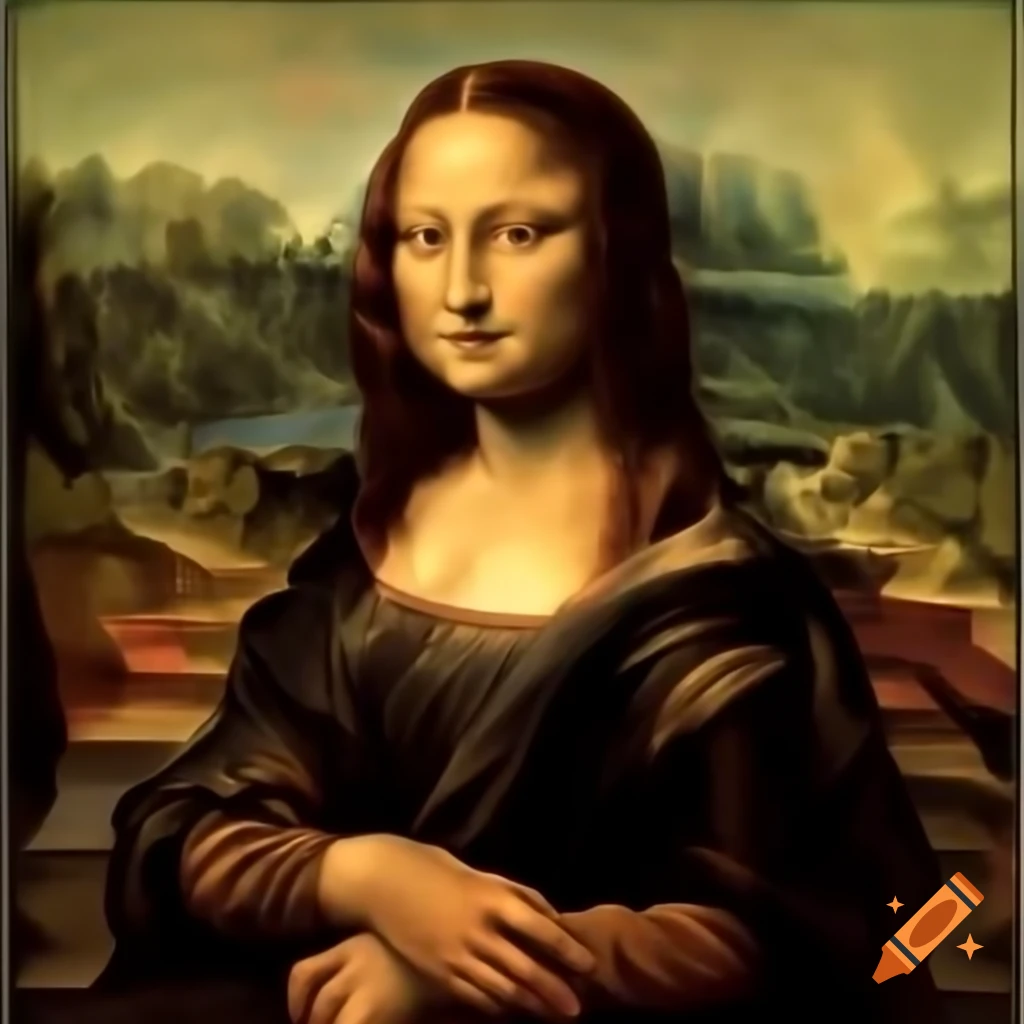 Mona lisa painting, a classic work of art on Craiyon