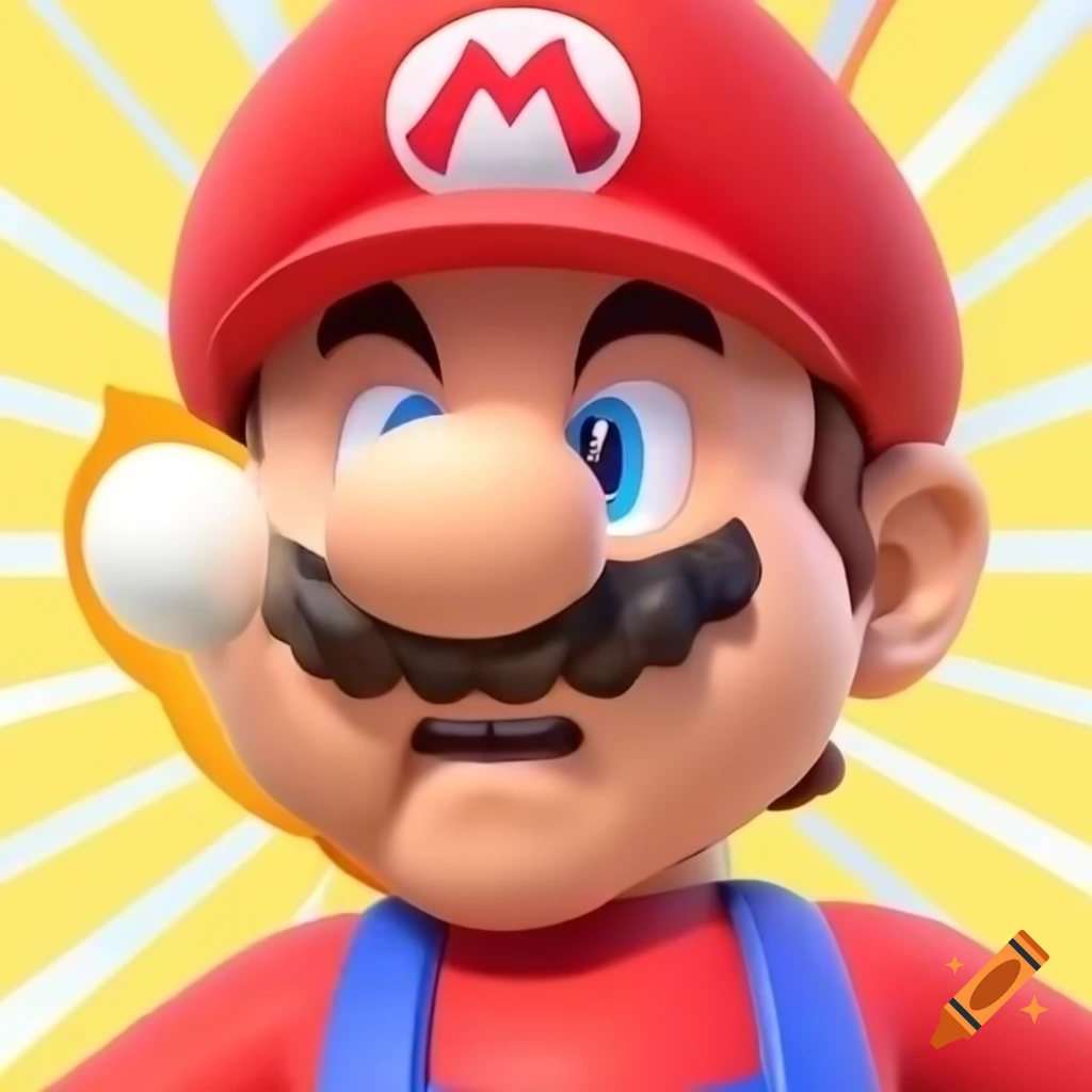 Classic video game character mario on Craiyon