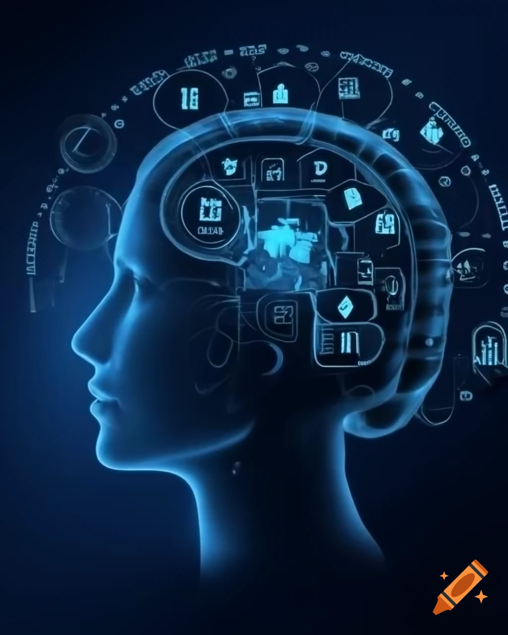 Instructions for decrypting a url and utilizing machine learning data on Craiyon