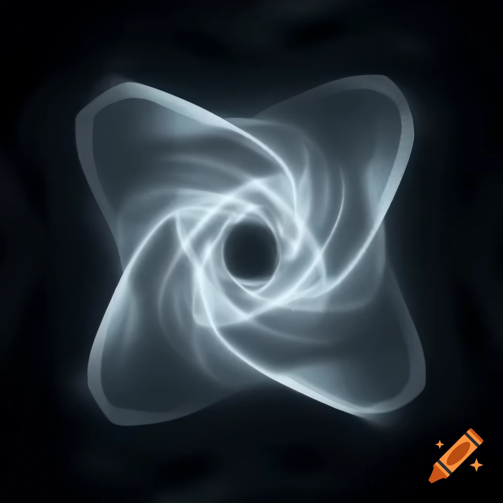 Minimal surrealist optical illusion in flat iso design with transparent ...