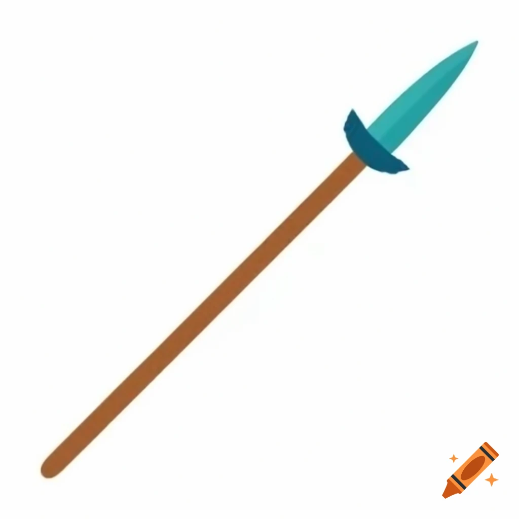 Simple spear blade design on Craiyon