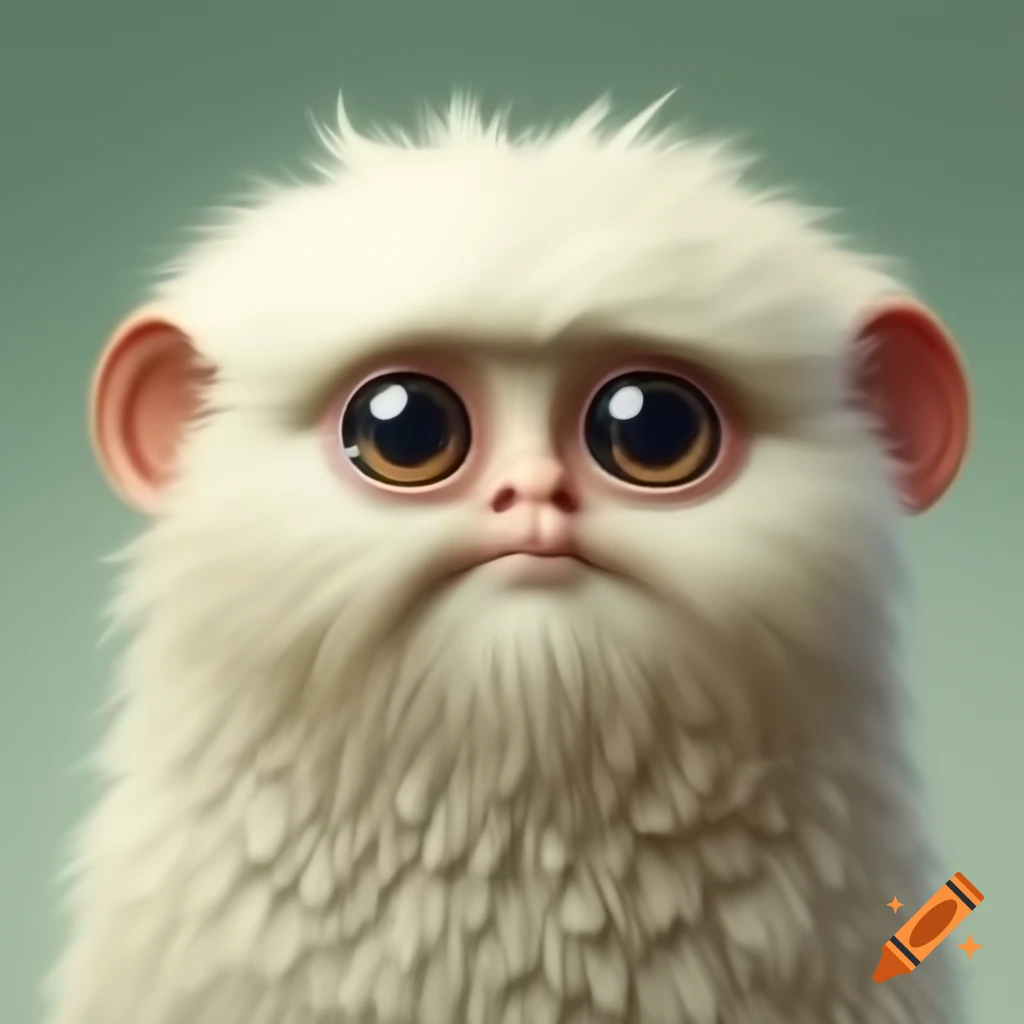 Fluffy creature on Craiyon