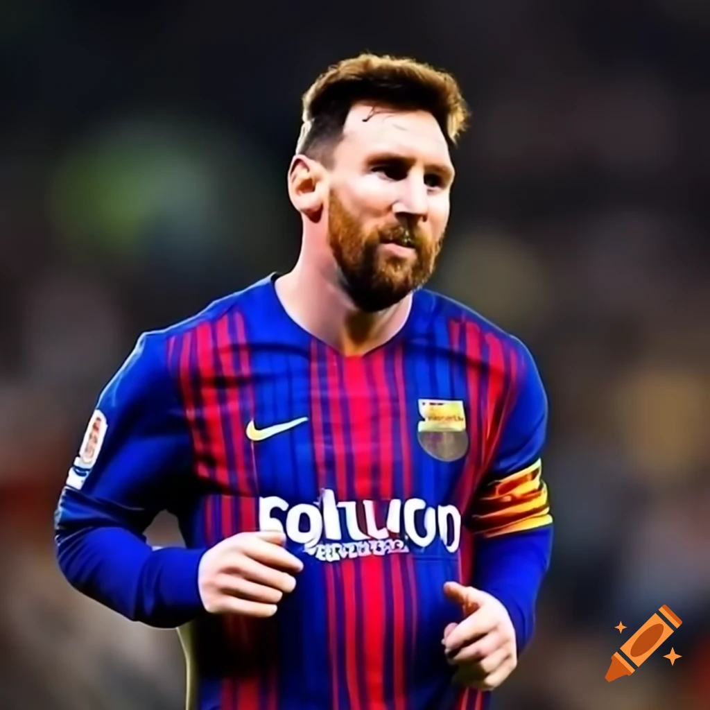 Young lionel messi at 20 years old on Craiyon