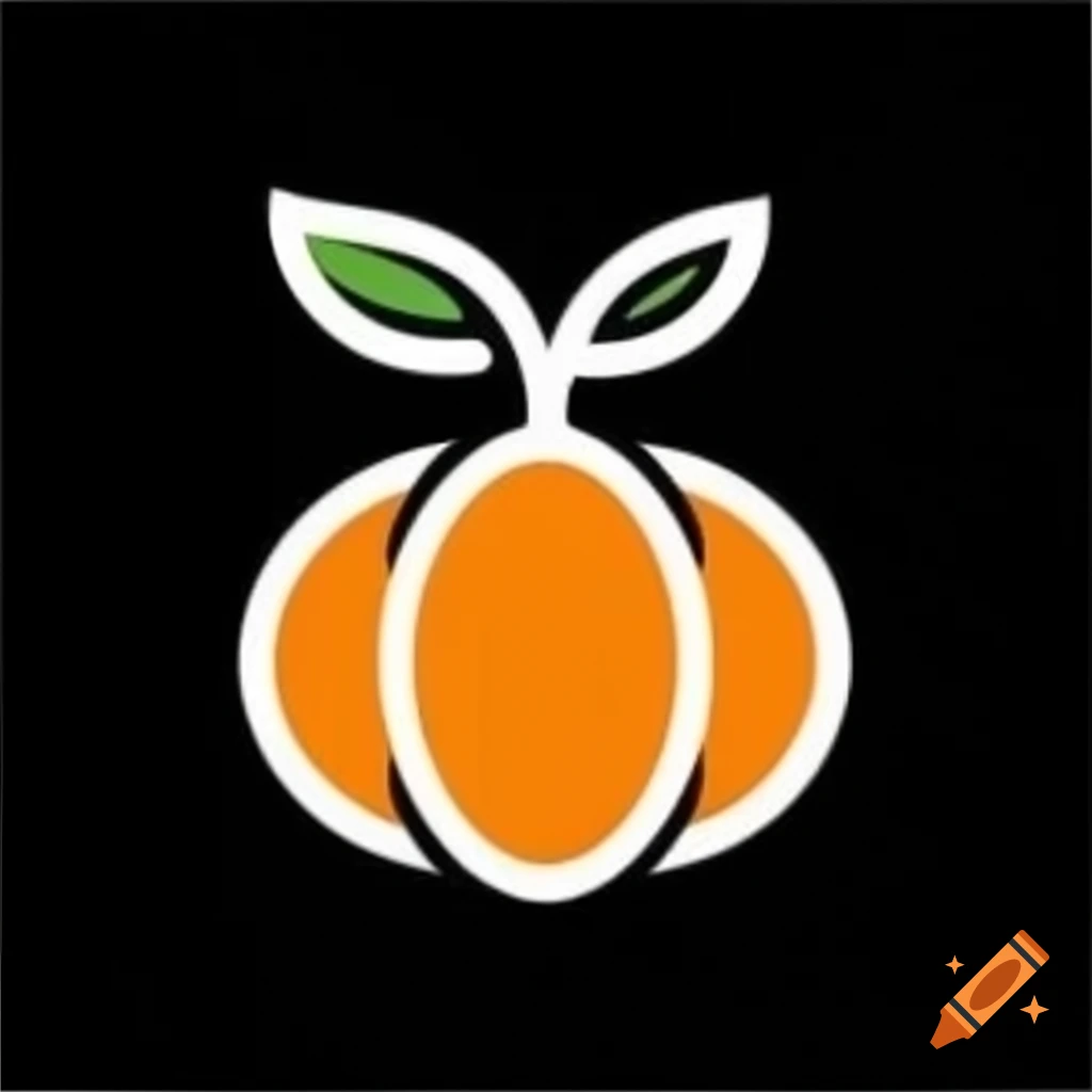 Tangerine logo design for an e-sign platform on Craiyon