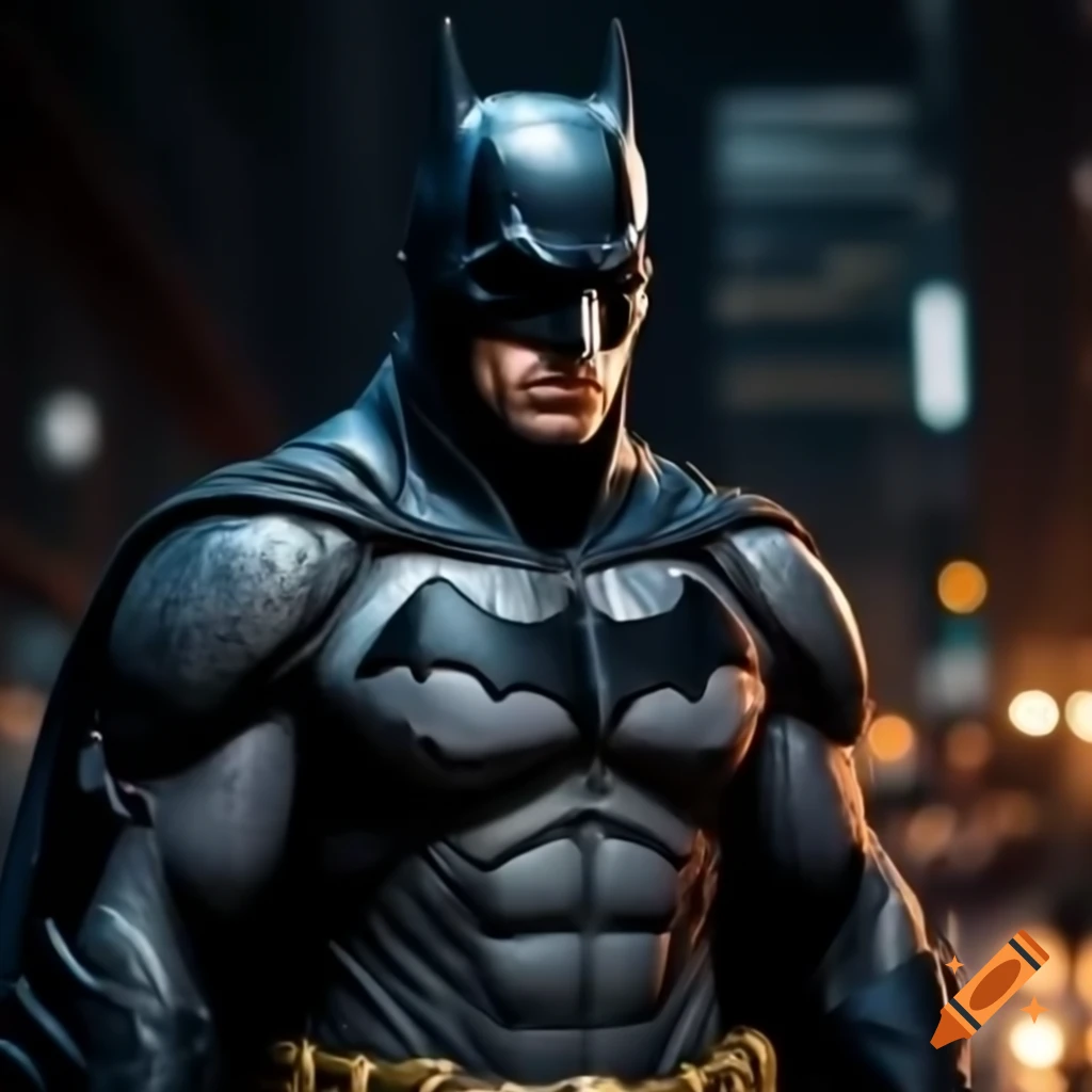 Batman character iconic pose on Craiyon