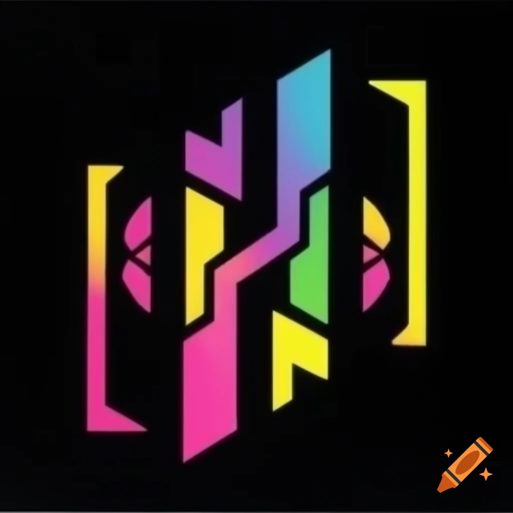 1970s colorful scanimate studio logo for sound library with letters VSL ...