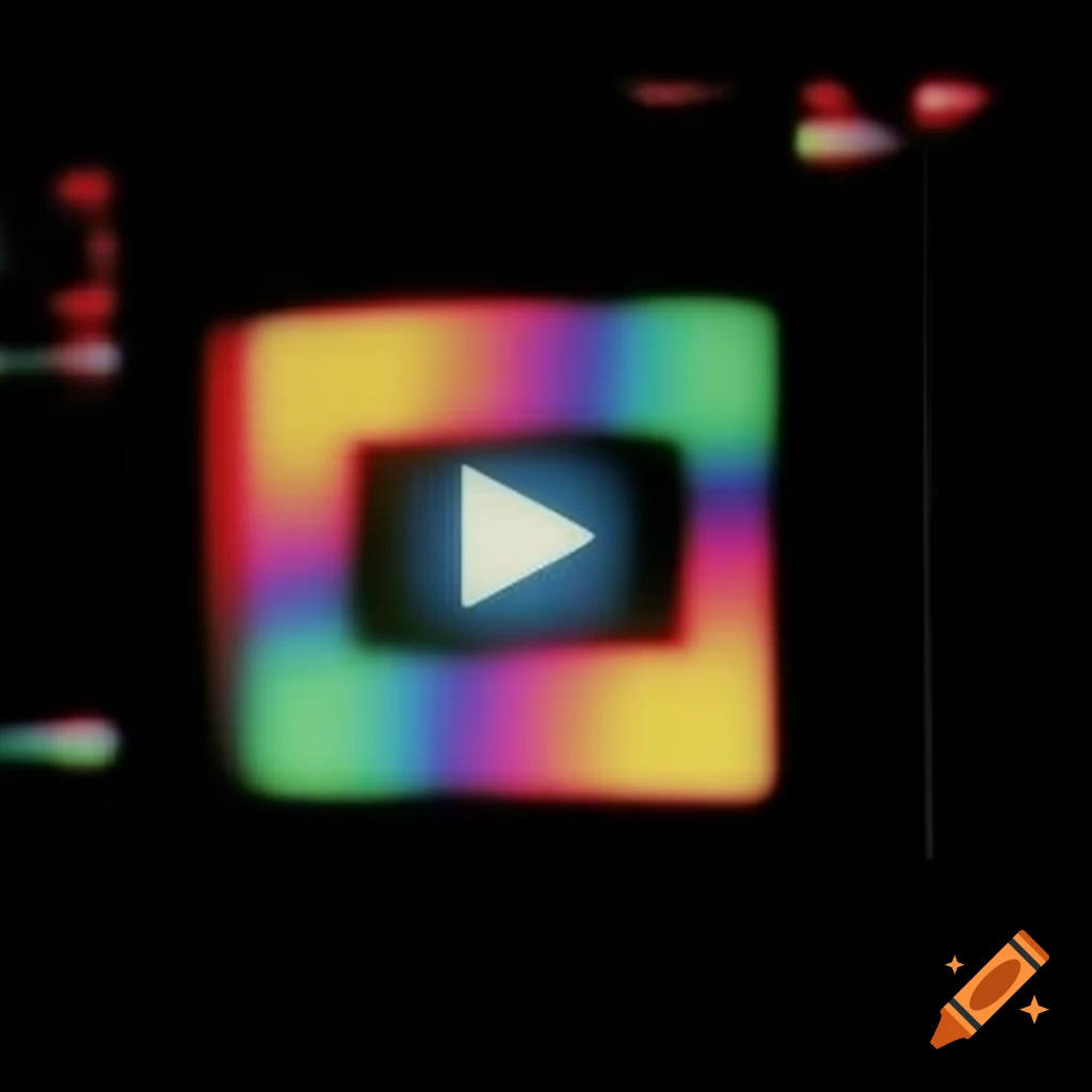 1970s colorful scanimate studio logo for sound library with text VSL on ...