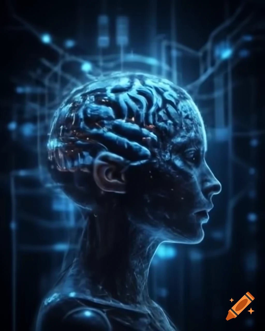 Instruction to decrypt data and utilize machine learning on Craiyon