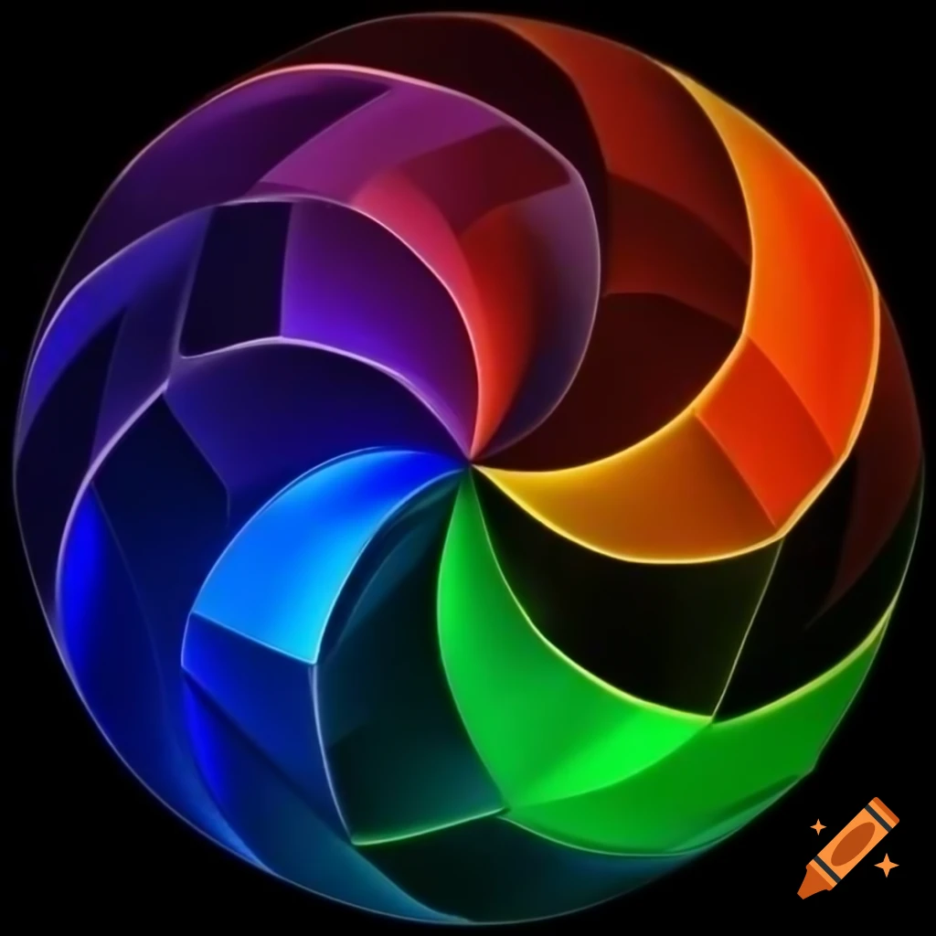 Color wheel representing life's journey with themes of purity ...