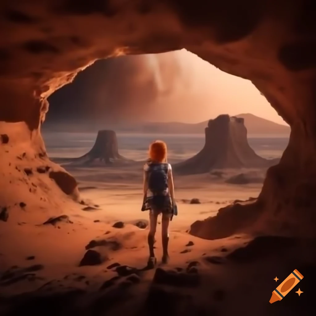 Nami prepared for adventure on Mars on Craiyon