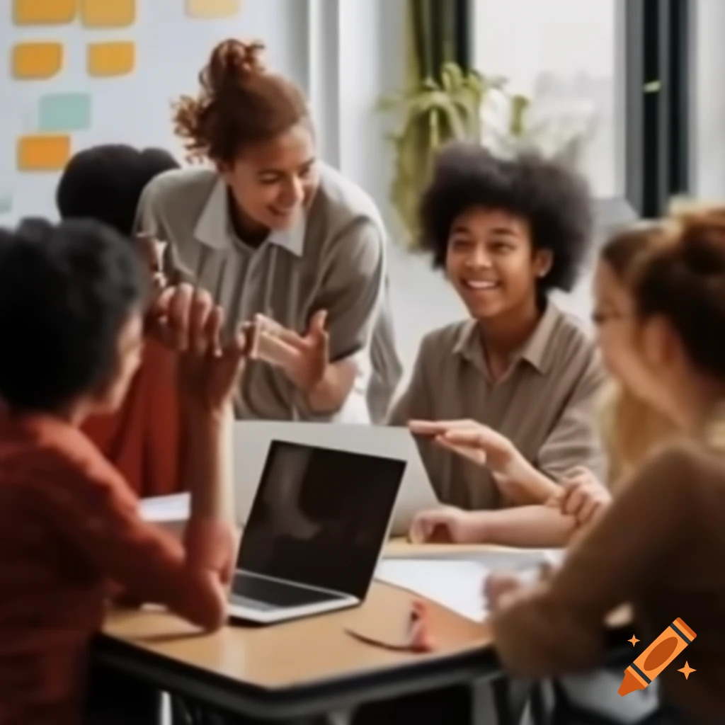 Diverse group engaged in training sessions in modern classrooms and ...