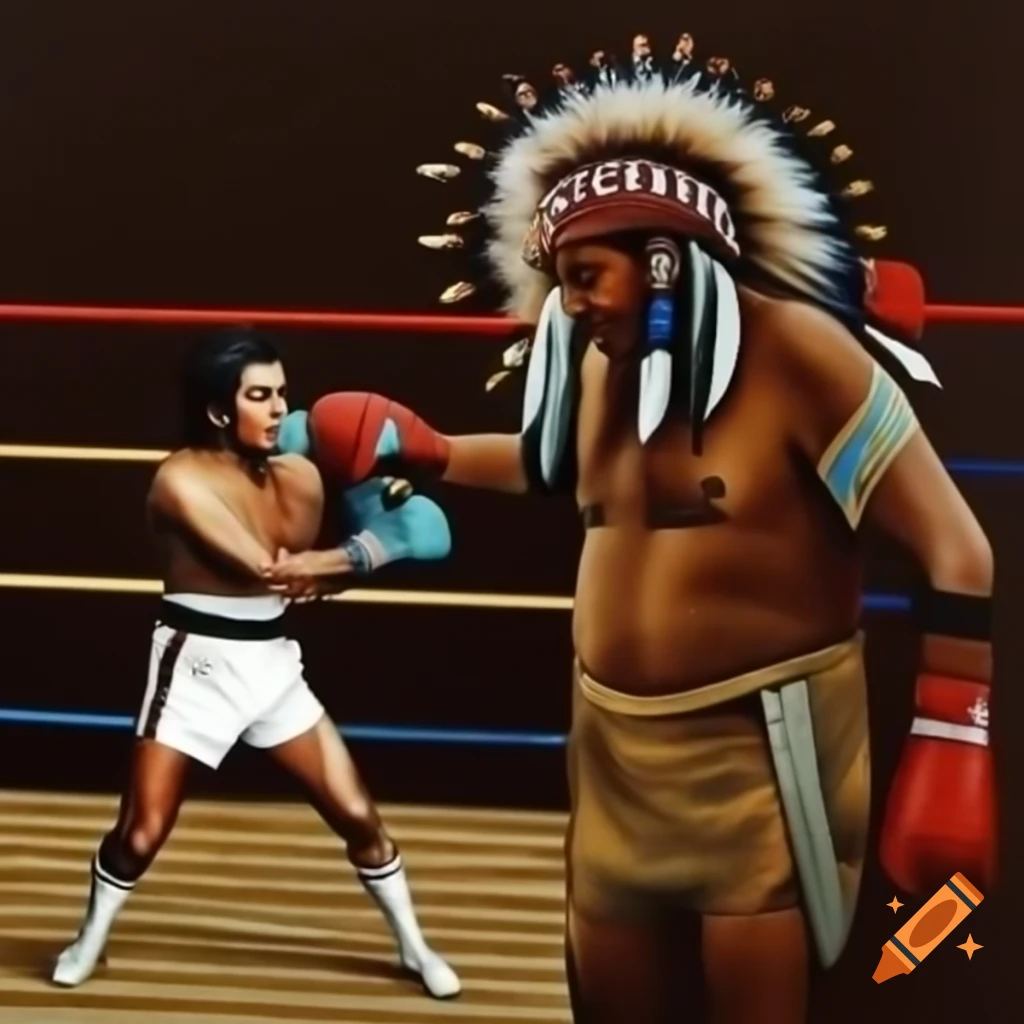 Historical portrait of president andrew jackson in symbolic boxing ...