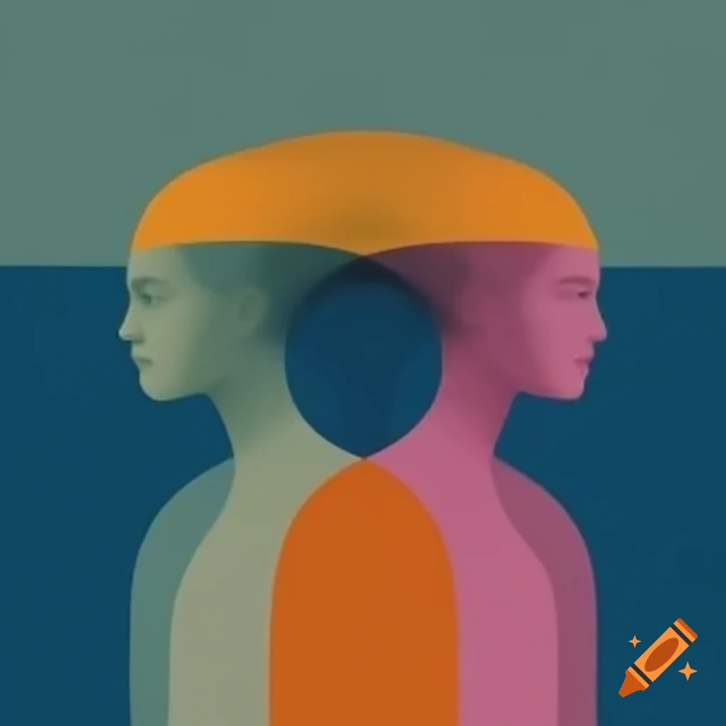 Surreal minimal scene with strange forms and soft colors on Craiyon