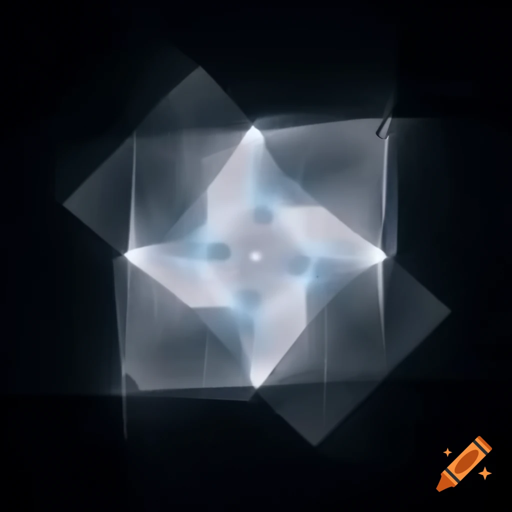 Minimalist surreal optical illusion in flat ISO design with transparent ...