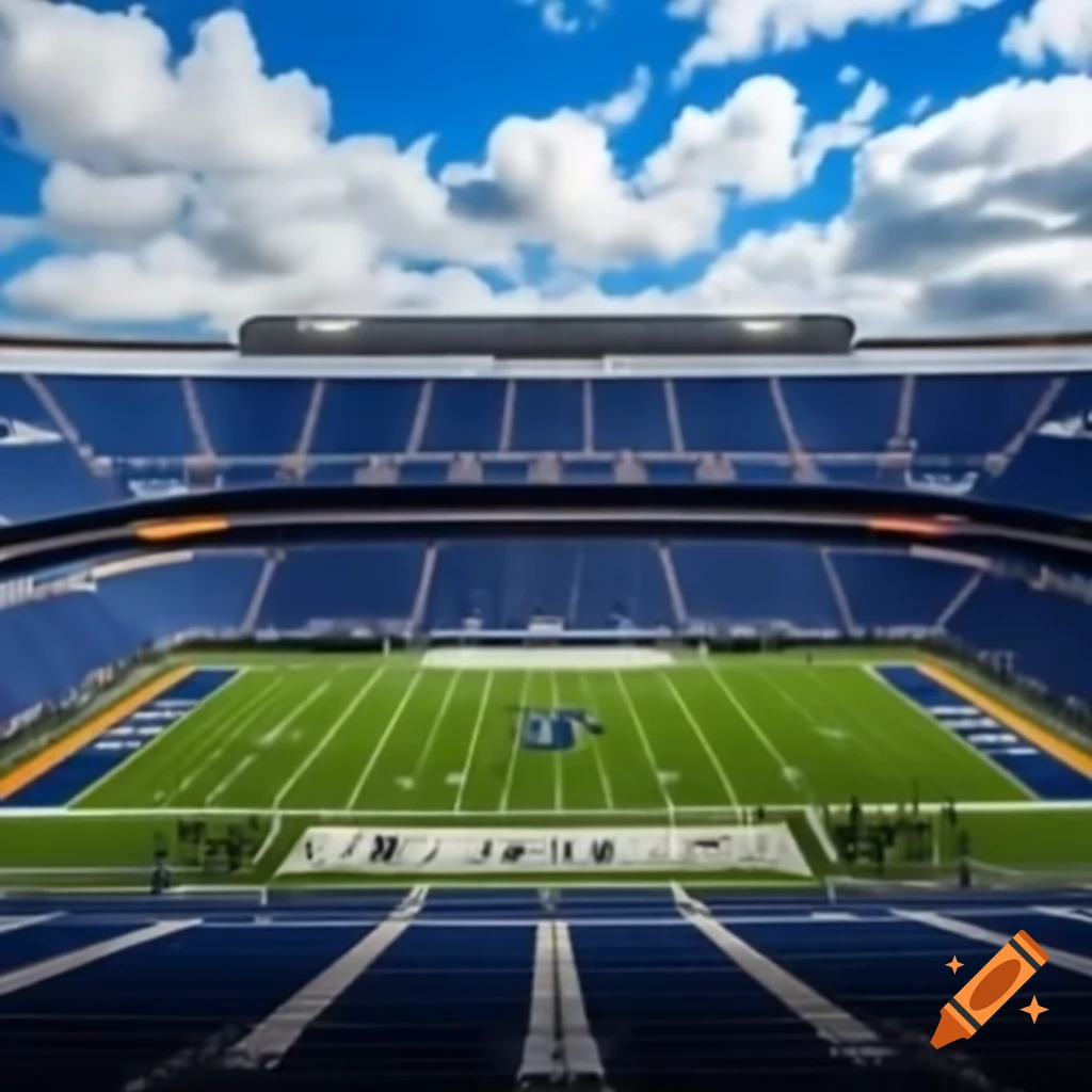 Nike Stadium design for Portland Beavers football team featuring navy ...