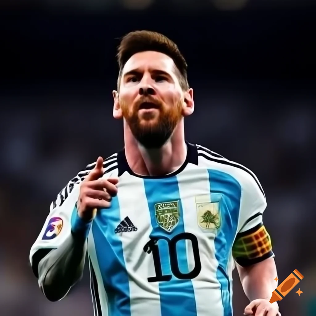 Famous soccer player Lionel Messi on Craiyon