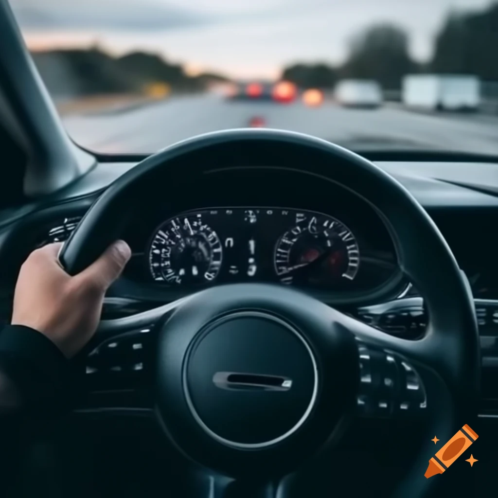 Dashboard interface for driverless car technology on Craiyon