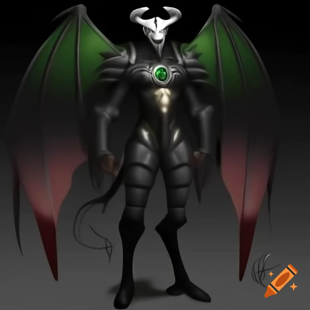 Intimidating black armor with white bone plating and glowing pulses ...