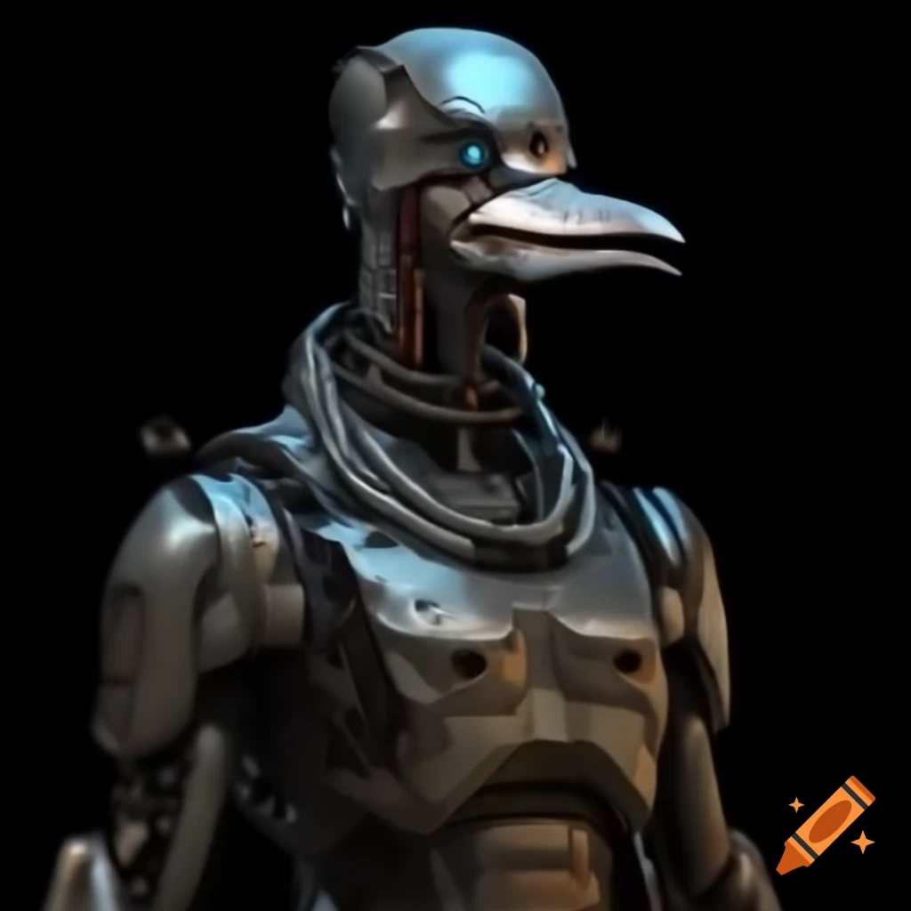 Cyberpunk interpretation of brandon lee as the crow with robotic ...