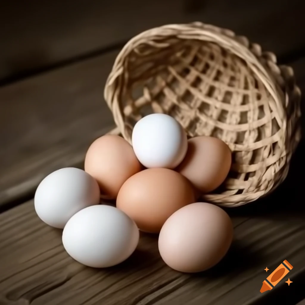 DONT PUT ALL YOUR EGGS IN ONE BASKET on Craiyon