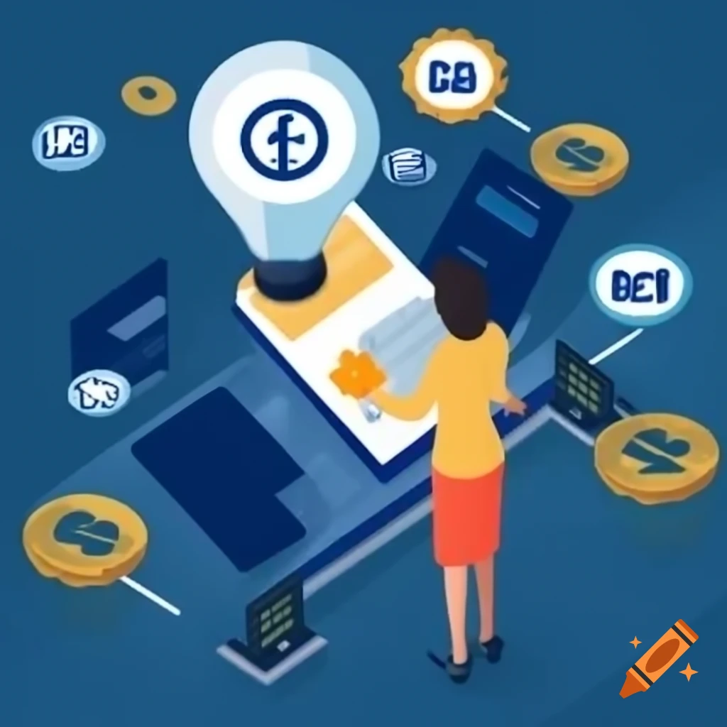 BN Banking promotes financial well-being for a secure future on Craiyon