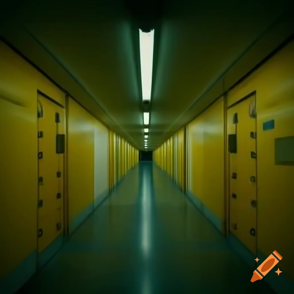 Endless yellow liminal space with damp walls in back rooms level 0 on ...